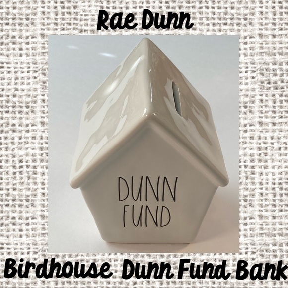 Rae Dunn | Other | Rae Dunn The Dunn Fund Birdhouse Bank | Poshmark